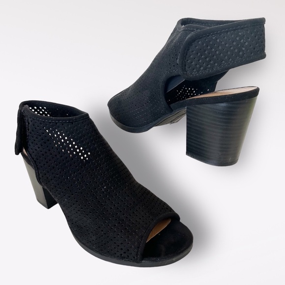 Seychelles | Shoes | Seychelles Boho Peep Toe Block Heel Fabric Upper ...